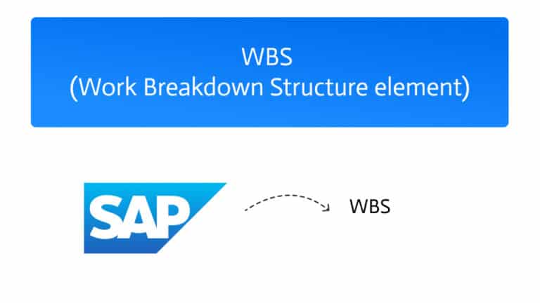 A Quick Look at WBS Elements in SAP - Noca